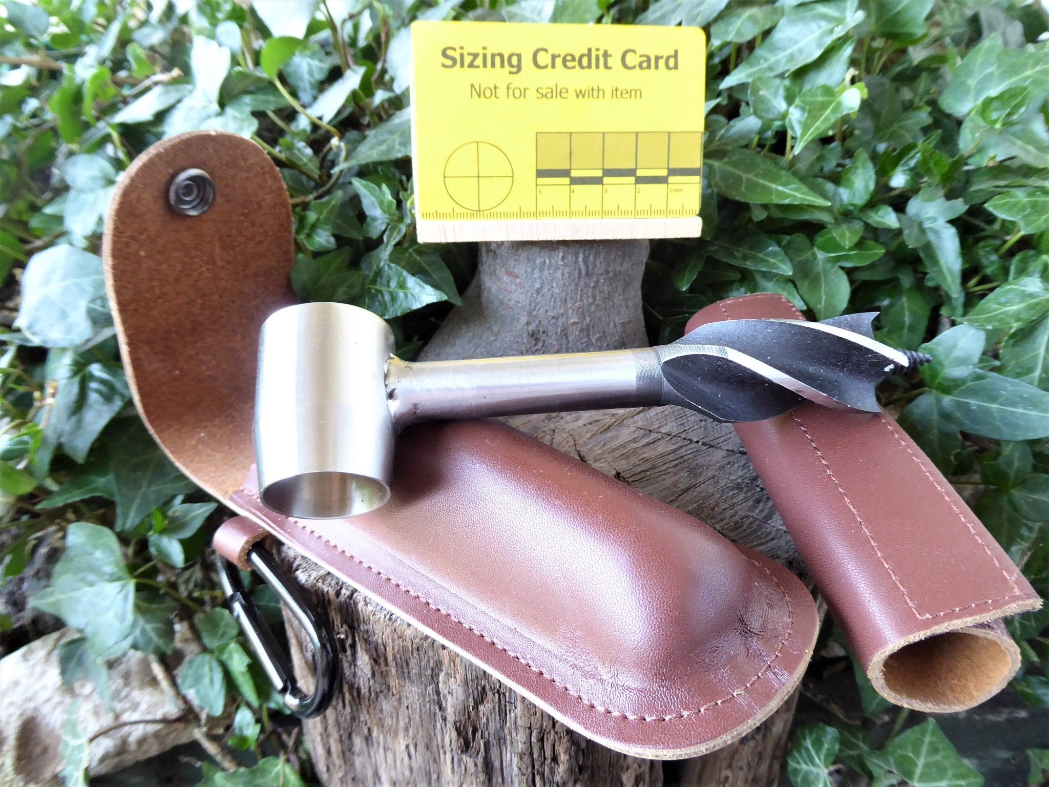 25mm Scotch Eyed Auger with Protective wrap & Belt pouch – Hugginsattic