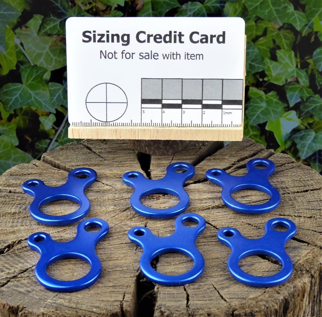 Blue buckle loop button guy line tensioner – Hugginsattic