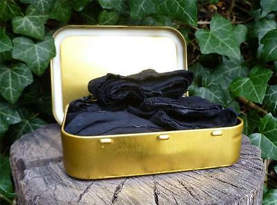 Char cloth in a Tobacco Tin for Firelighting – Hugginsattic