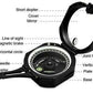 Compass in Case & Instructions with Clinometer, bubble level, sighting ...