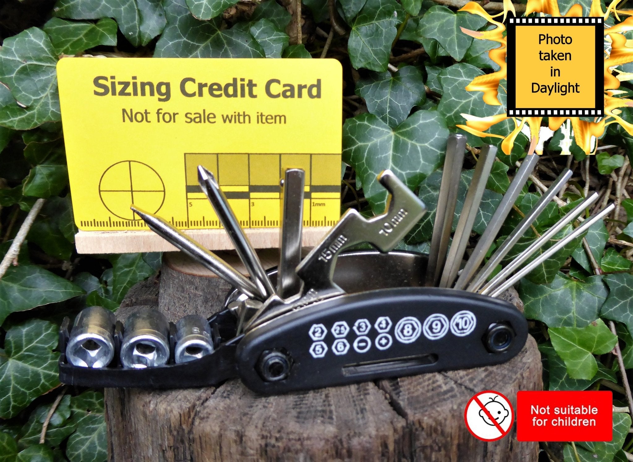 Cycle Multi Tool 13 Function Allen Keys Wrenches Sockets Drivers Bike ...