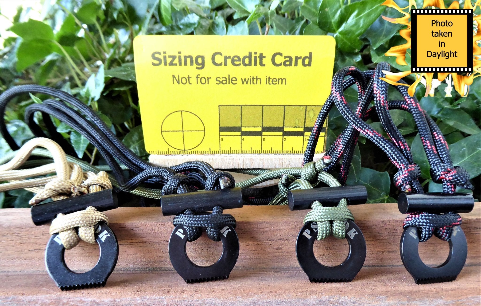 Fire steel toggle necklace & scraper with emergency paracord with hemp ...
