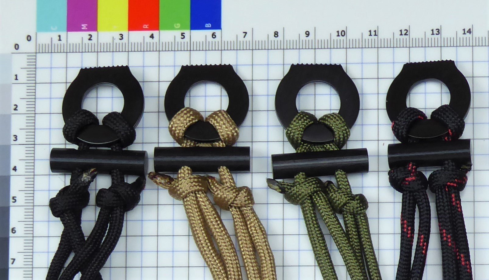 Fire steel toggle necklace & scraper with emergency paracord with hemp ...