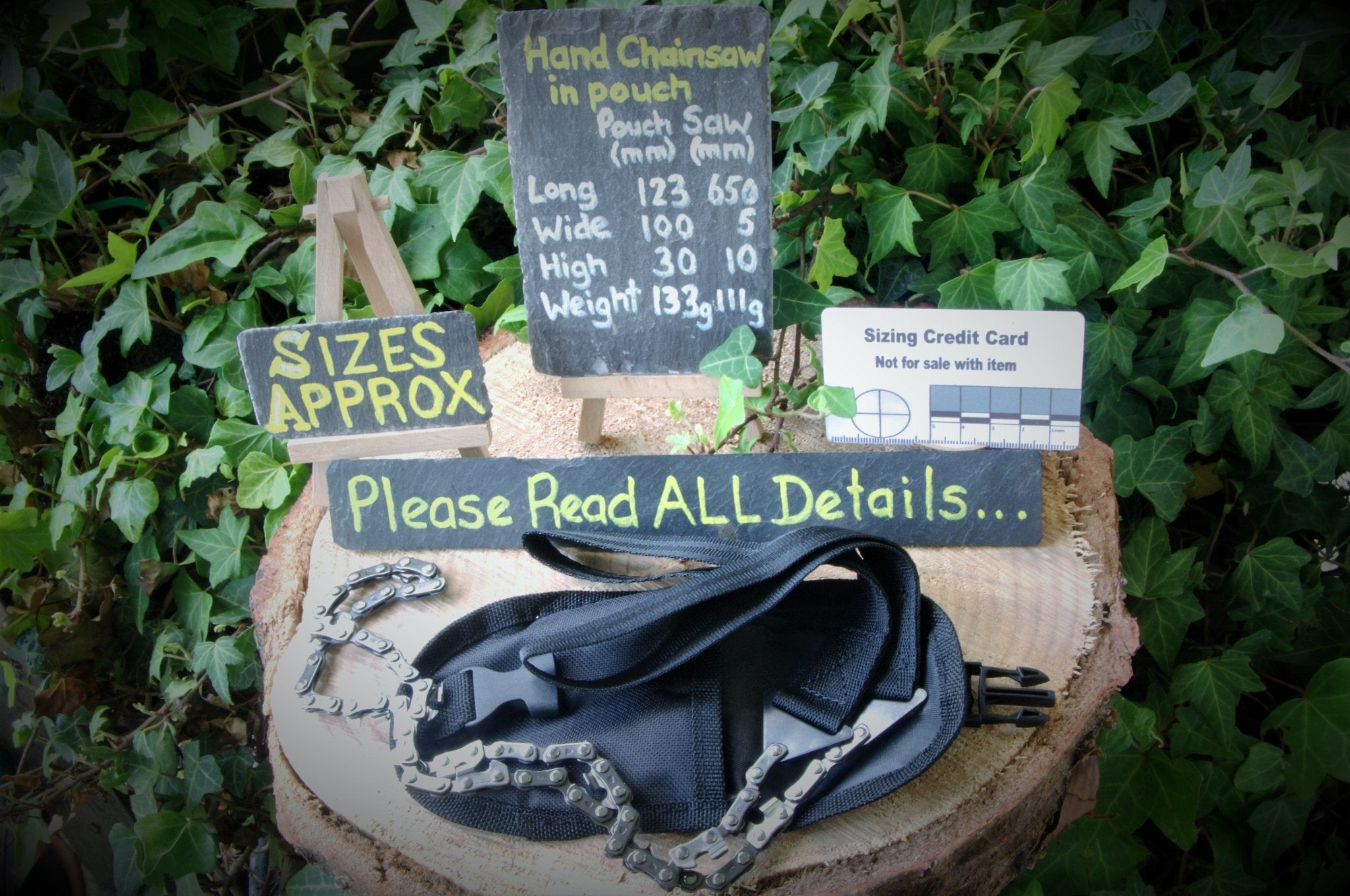 Hand Chainsaw in Pouch, portable, for home garden – Hugginsattic