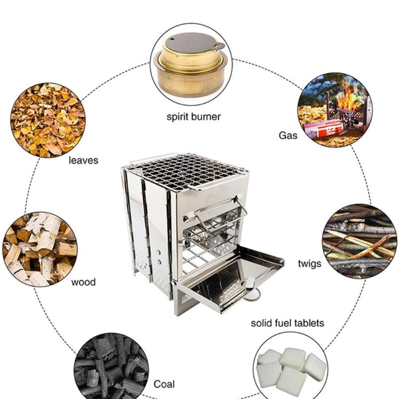 Large Folding Stove Grill. for Multi-fuels – Hugginsattic