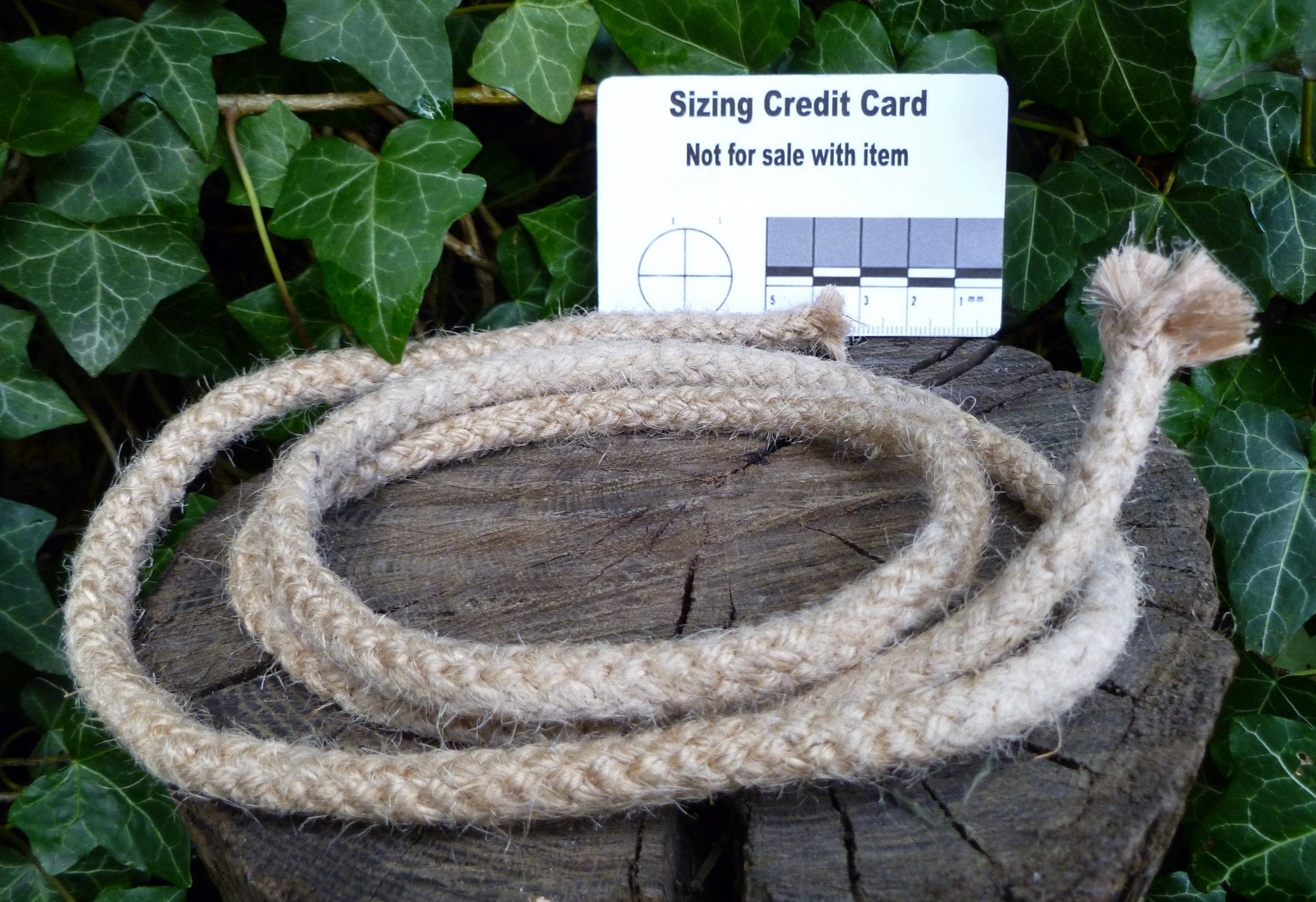 Medium Dia Braided Jute Fire lighting taper 95cm – Hugginsattic