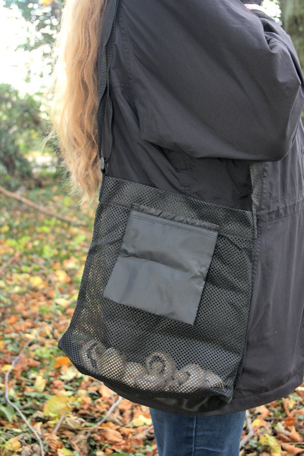 Mesh mushroom foraging Bag for Bushcraft, – Hugginsattic