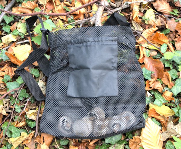 Mesh mushroom foraging Bag for Bushcraft, – Hugginsattic