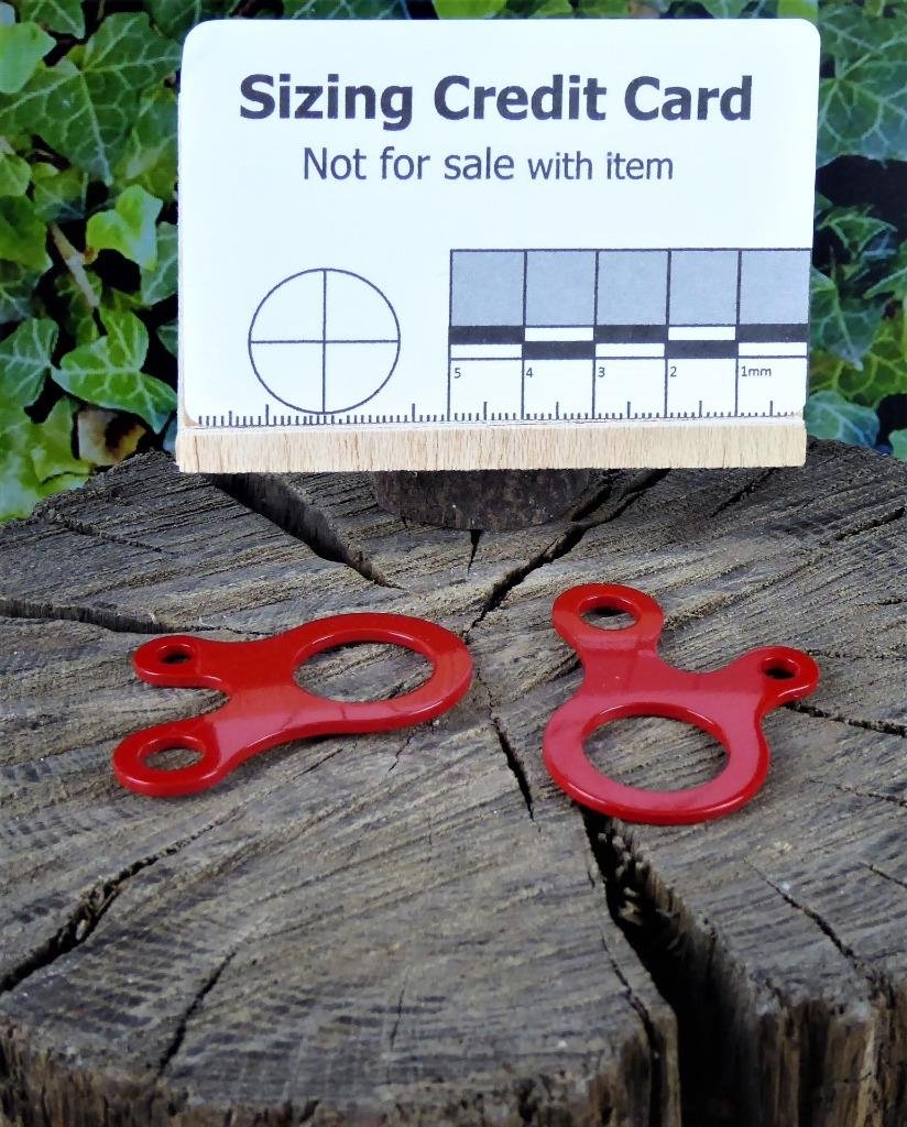 Red buckle loop button guy line tensioner – Hugginsattic