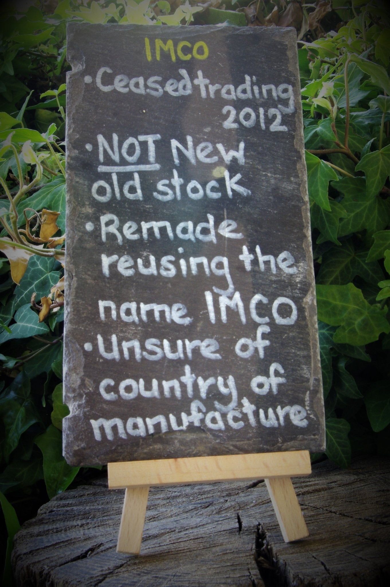 Reproduction thin blank panel IMCO 6800 Lighter – Hugginsattic