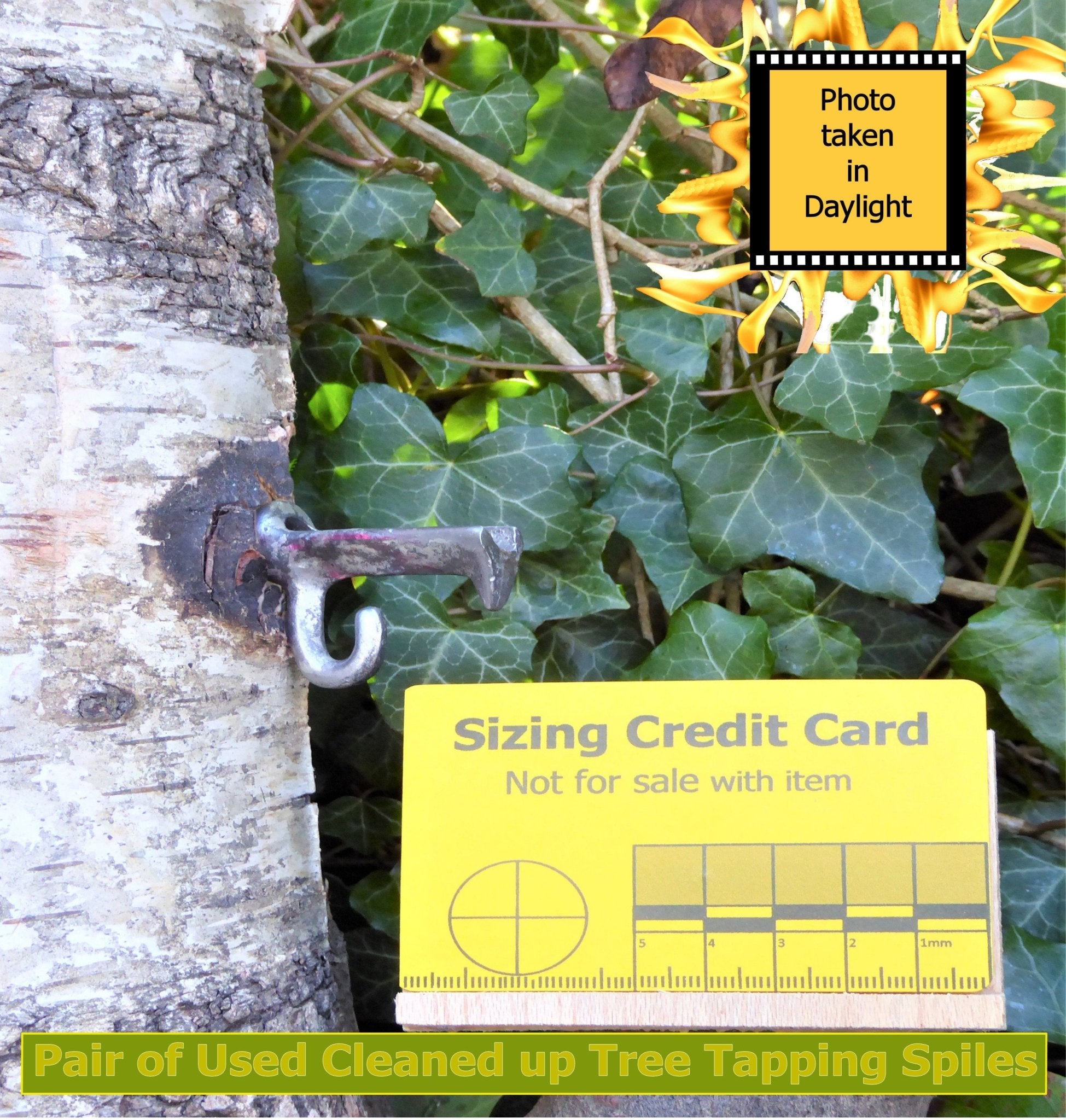 Used Cleaned Cast Ferrous sap spile with built in hook | Hugginsattic