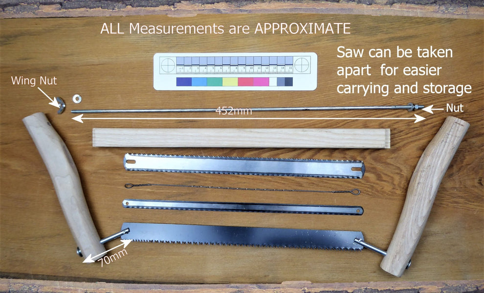 Wooden 30cm Collapsible Frame Saw lightweight, – Hugginsattic